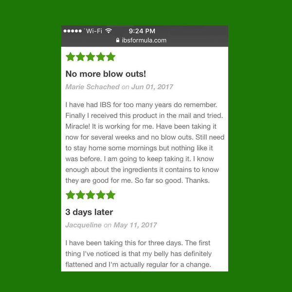 Two New IBS Formula Reviews and Testimonials